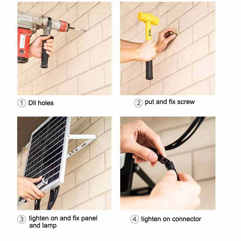 IP65 Outdoor Commercial Solar Flood Light - Buy commercial solar flood ...